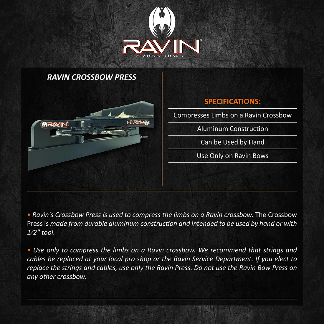 Ravin - Crossbow Press, Bossgoo.com의 고품질 Ravin - Crossbow Press