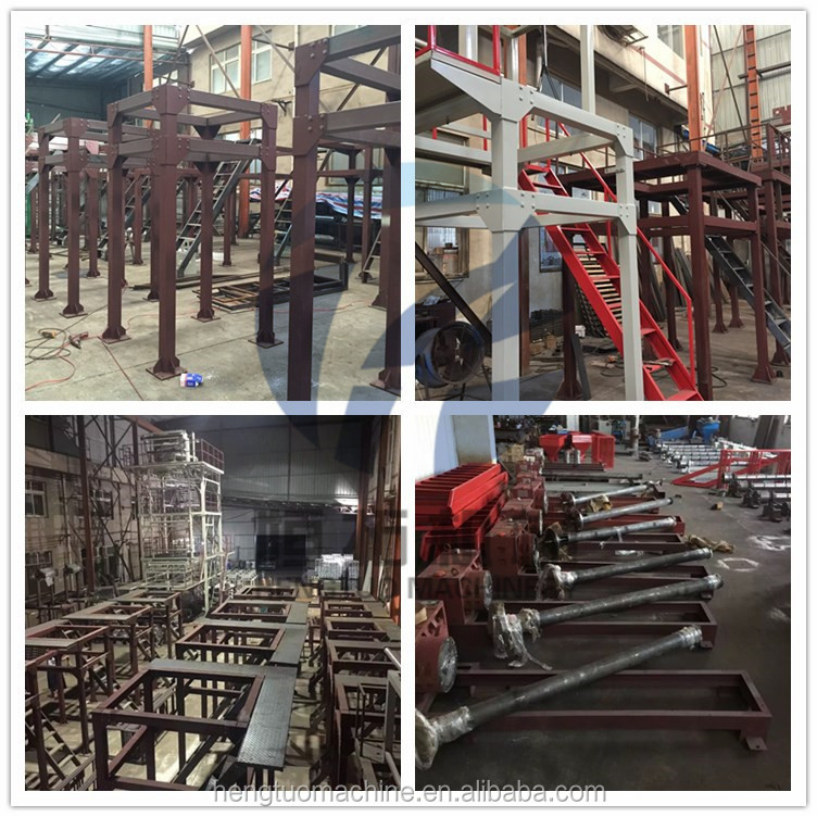 Pe Rotary Die Head Double Winder Film Blowing Machine Sj-c75 1500mm ...