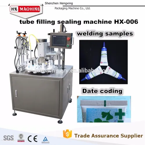 Composite Tube Filling+ Sealing Machine Ultrasonic Toothpaste Tube ...