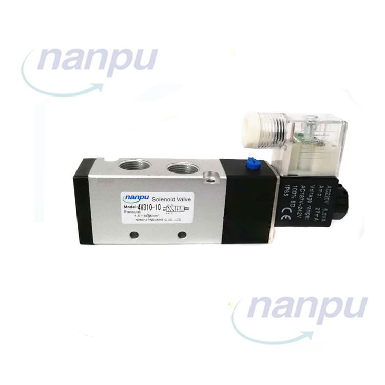 Nanpu 4v Series Pneumatic Solenoid Valves - Dc24v, Dc12v, Ac220v, High ...