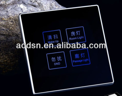 4 Gang Glass Touch Panel Luxury Light Switches, High Quality 4 Gang ...