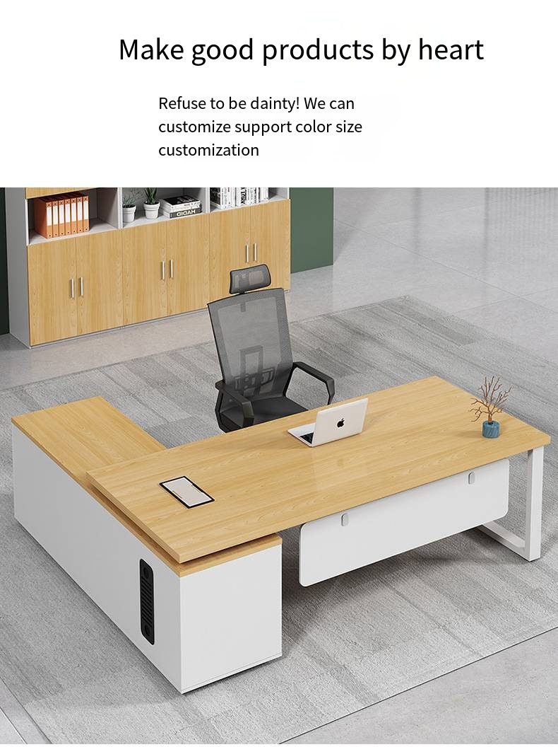 Modern Boss Desk: Executive Office Table For Boss Workspace, High ...