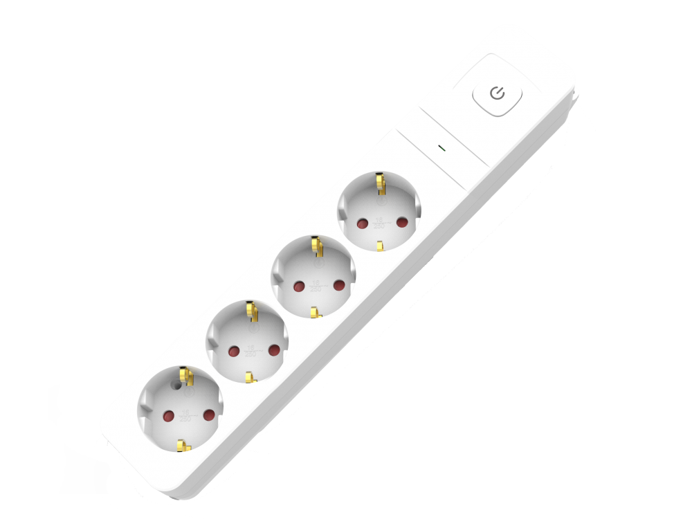 4-germany Power Strip With Surge Protection, High Quality 4-germany ...
