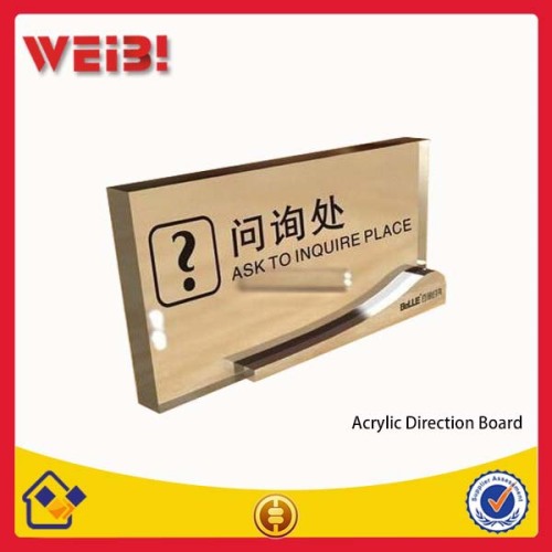 Acrylic Display Transparency Acrylic Direction Board, High Quality ...