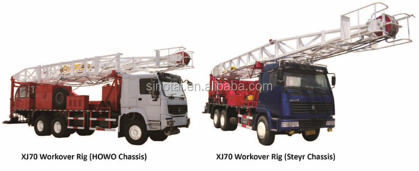 40ton Workover Rig Model Xj70, High Quality 40ton Workover Rig Model ...