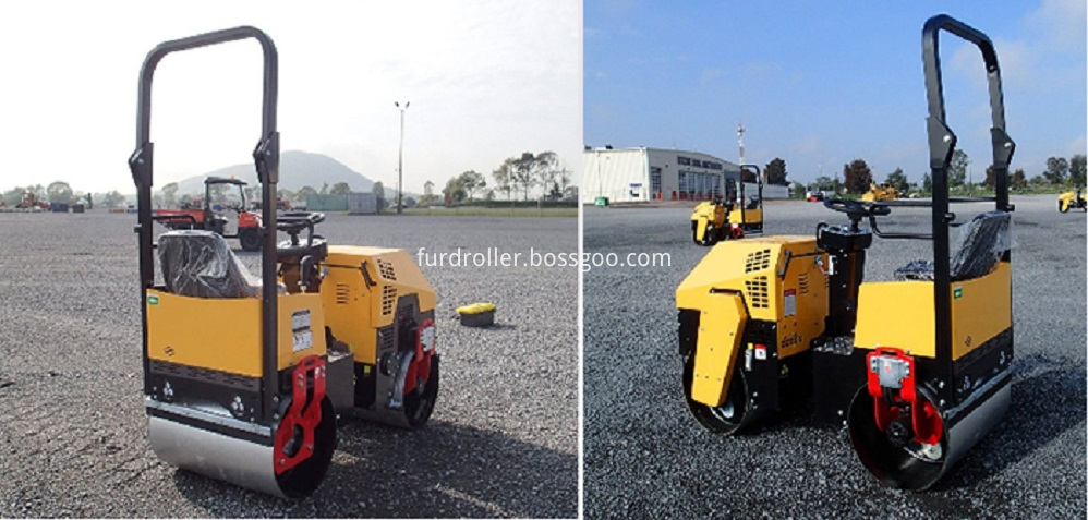 1 Ton Road Roller Compactors Dengan Mesin Honda, kualitas tinggi 1 Ton ...
