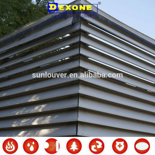 Fixed Aluminum Equipment Screen Architectural Louvers, High Quality ...