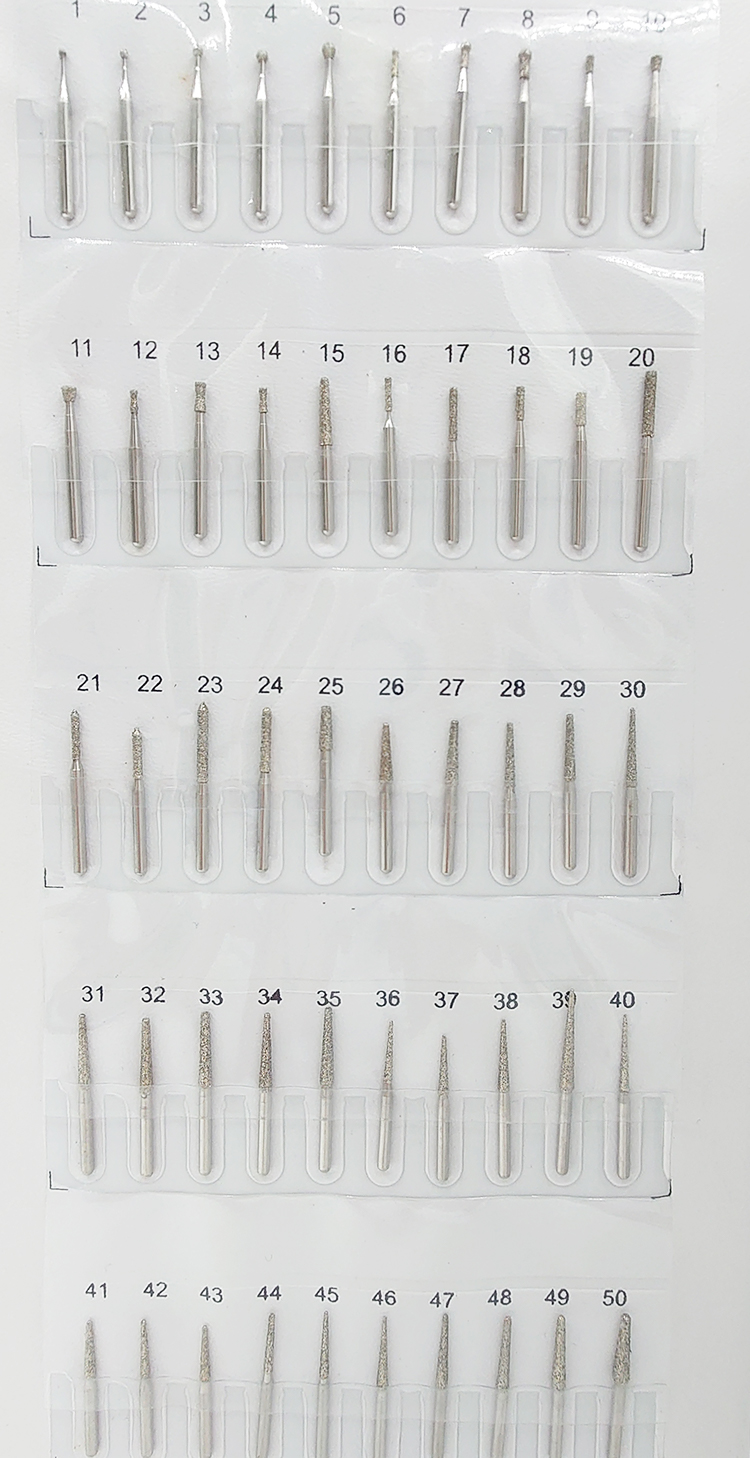 Dental Diamond Burs Set - Various Types, High Quality Dental Diamond ...