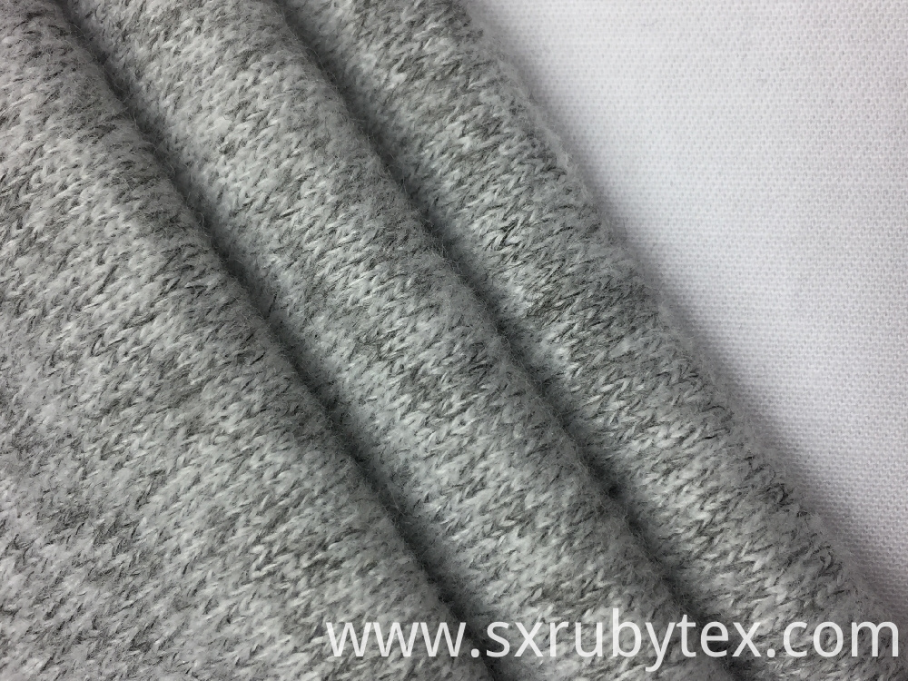 Polyester Loop Gage Knit Brushed Solid Fabric China Manufacturer
