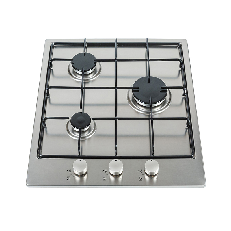 3 Burner Lpg Built-in Gas Hob With Enamel Panel And Pan Support, High ...