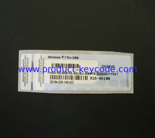 100% Original Windows Product Key Sticker With Coa Label, High Quality ...
