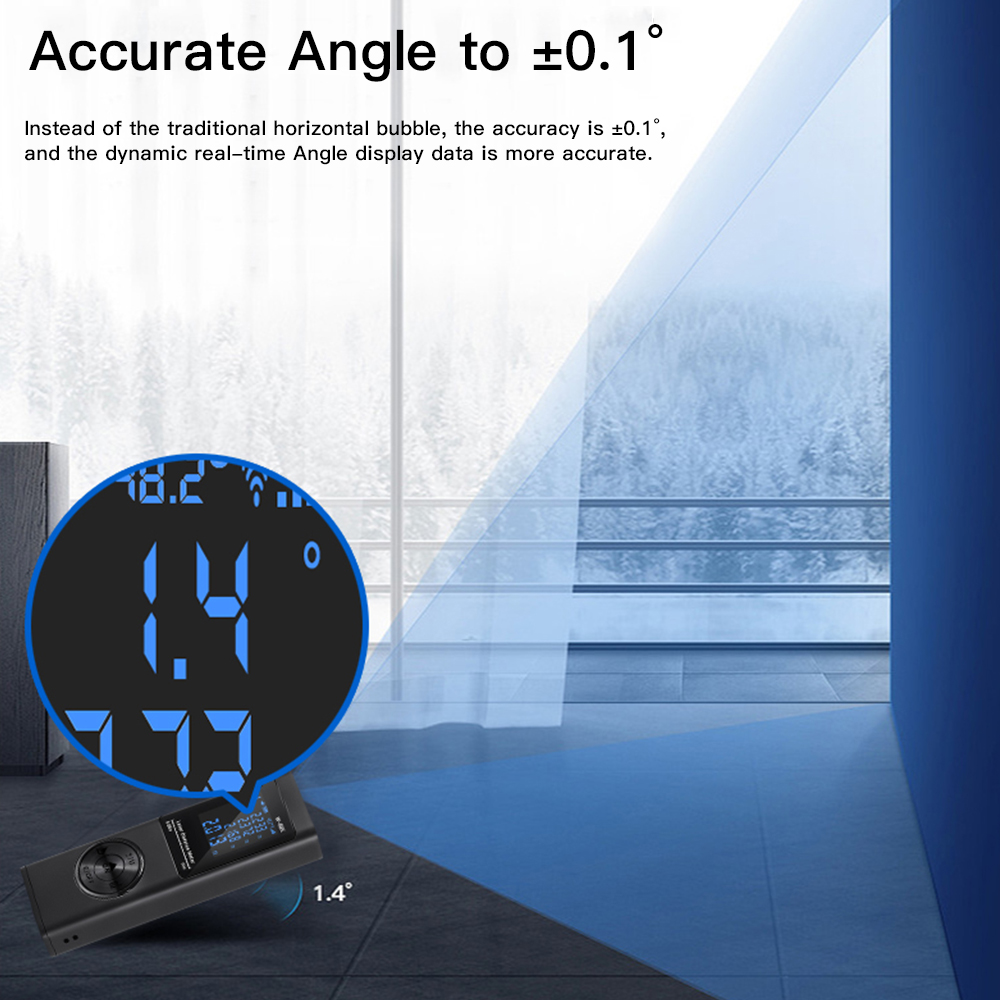 80m Mini Laser Rangefinder Digital Laser Distance Meter Usb ...