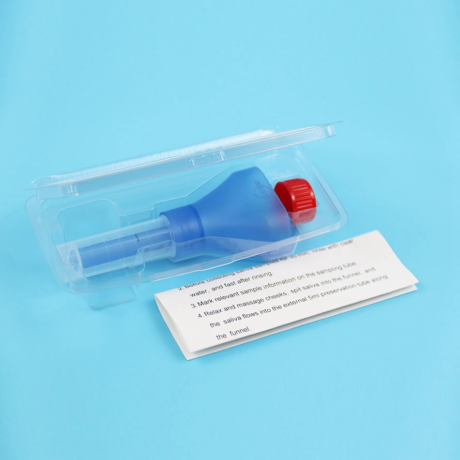 Saliva Collection Funnel With 5ml Tube, High Quality Saliva Collection ...