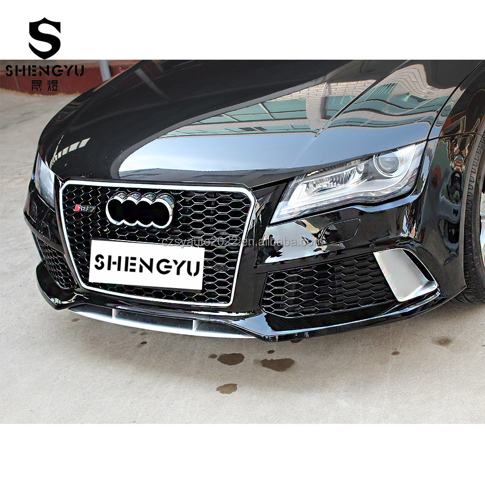 Auto Accessories: Front Bumper With Grille And Lip For Audi A7 2012 ...