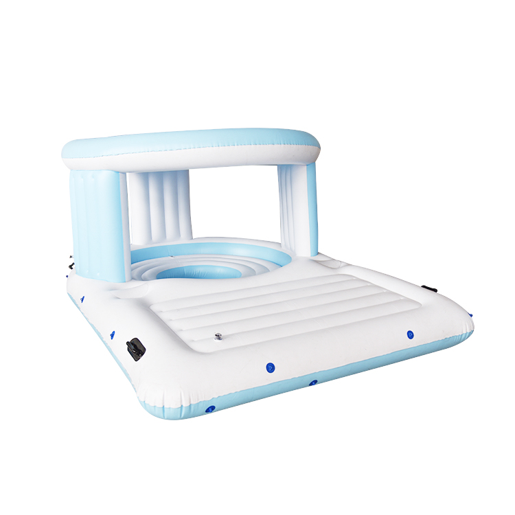 Floating Island 4 Person Inflatable Raft Pool Tropical, High Quality ...