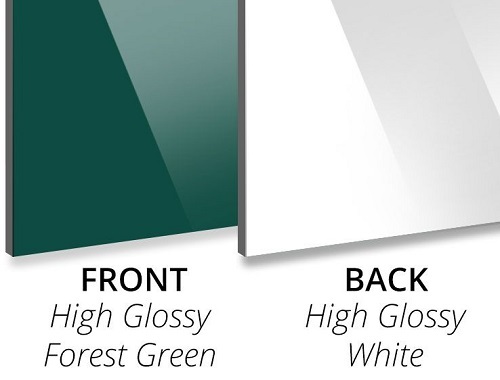 Aluminum Composite Panel 3mm Forest Green Pe Core, High Quality ...