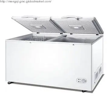 Double Solid Door Chest Freezer, High Quality Double Solid Door Chest ...