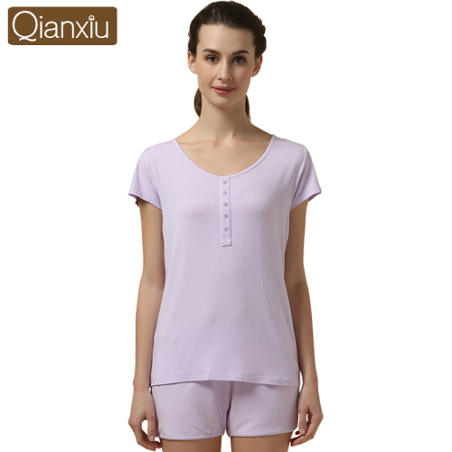 Qianxiu Modal Comfortable Pyjamas Inventory For Customer High Quality