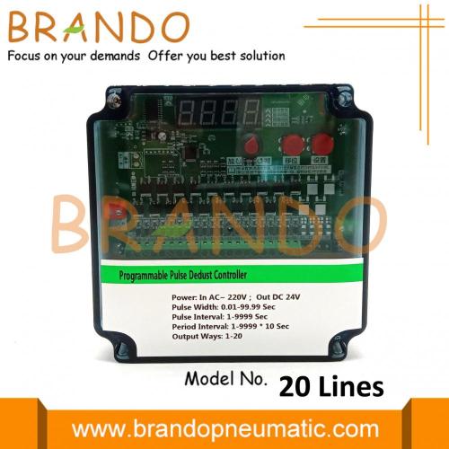 20 Lines Dust Collector Pulse Valve Sequential Controller, High Quality 20 Lines Dust Collector ...