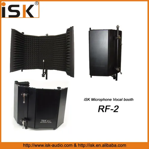 Isk Microphone Isolation Shield Vocal Isolation Booth Rf-2, High ...
