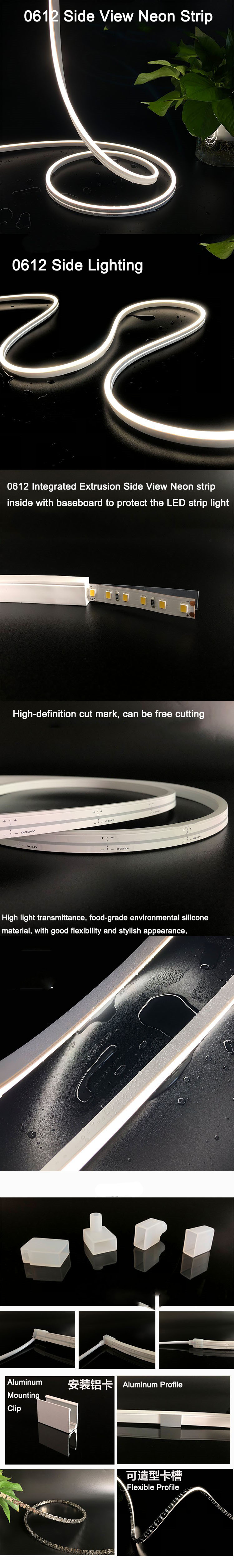 0612 Side View Led Neon Strip Light With Dmx512 Control And Rgbw Color ...