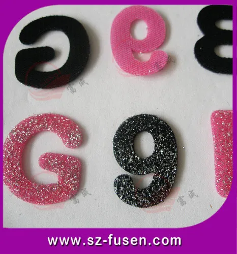 Oem Nylon Pretty Velcro Letters , Velcro Patches Decorative Wall ...