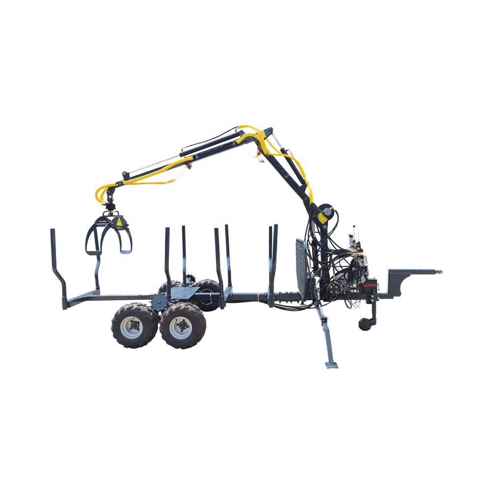 Timber Trailer With Crane: Efficient Transportation And Lifting ...