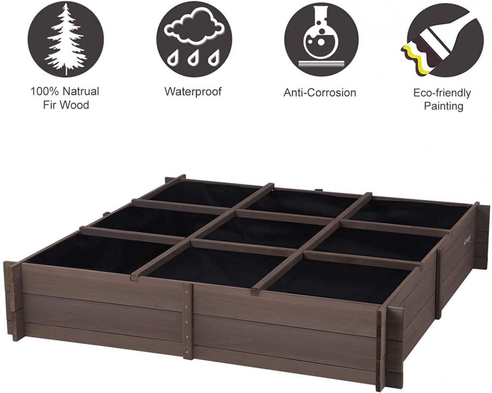 China Raised Bed Garden Planter Box untuk Sayuran, Kualitas Tinggi ...