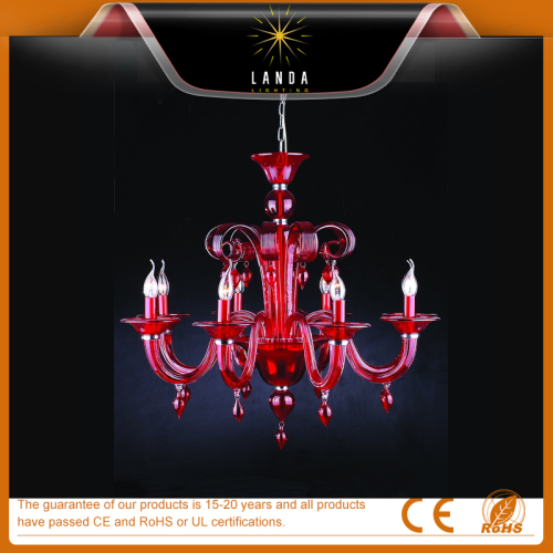 Red Classic Glass Chandelier, High Quality Red Classic Glass Chandelier ...