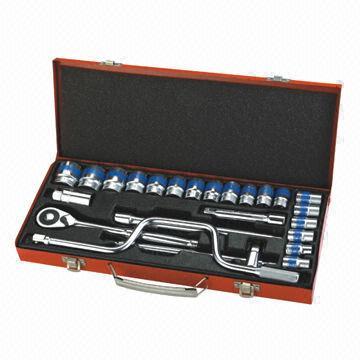 25-piece Socket Set, Made Of Metal, High Quality 25-piece Socket Set ...