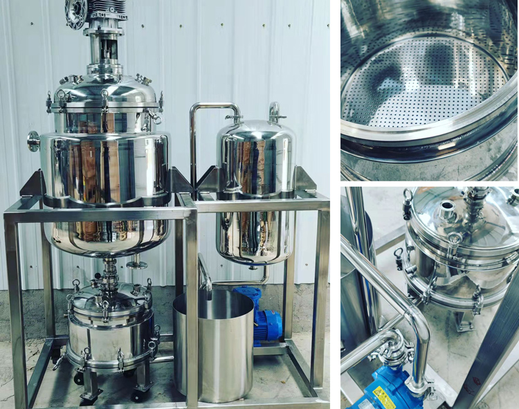 Stainless Steel Vacuum Jacketed Tanks For Heating And Cooling - 100l To ...
