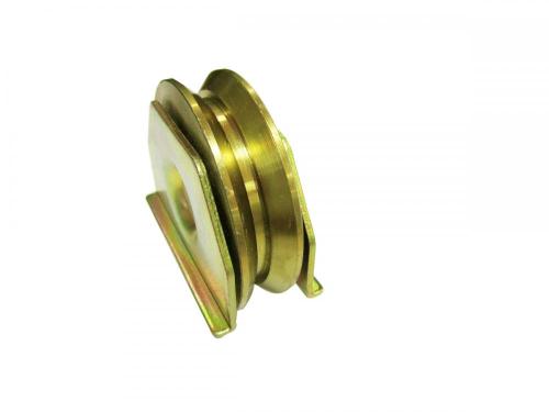 Galvanized Sliding Gate Groove Wheel With Double Plates, High Quality ...