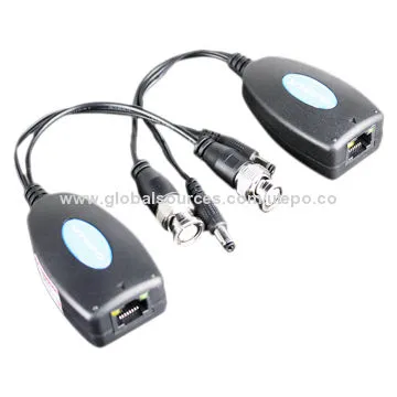 Single Channel Power & Video Utp Balun To 100m, Super Surge Protection ...