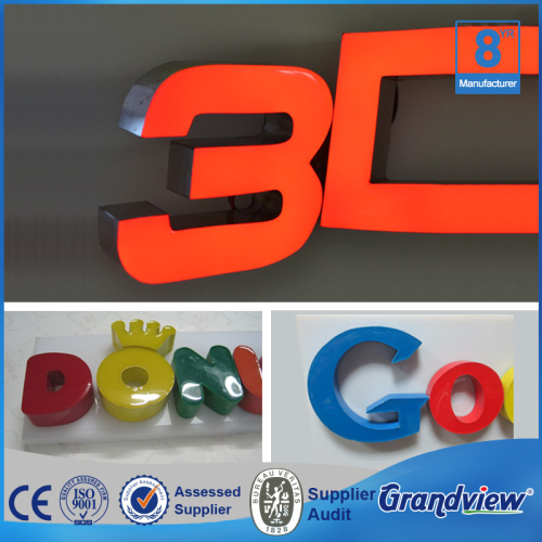 Customized Business Letter Signage Frontlit Logo Sign, High Quality ...