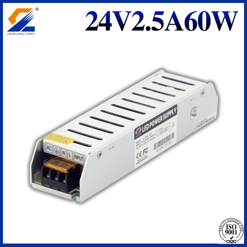 24v 2.5a 60w Slim Driver For Led Light, High Quality 24v 2.5a 60w Slim ...