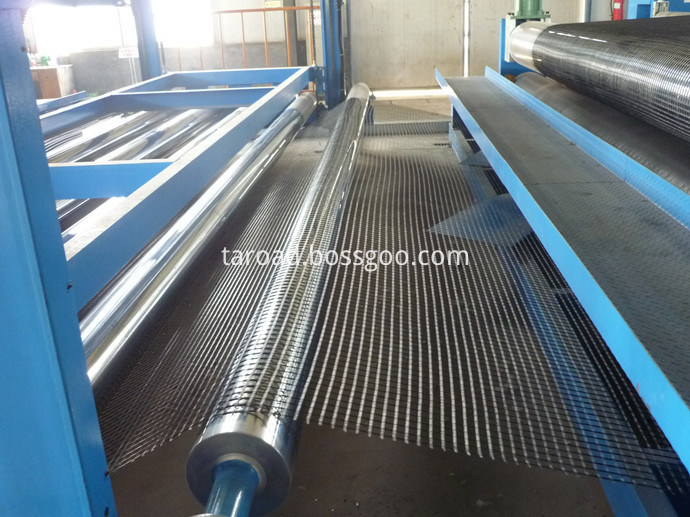 Slope Reinforcement Fiberglass Mesh Glass Fiber Geogrid With Ce Ega100 ...