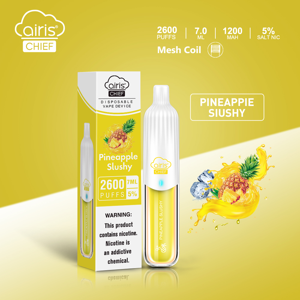 Airis Chief Disposerive Vape 2600puff 15 รสชาติ คุณภาพสูง Airis Chief ...