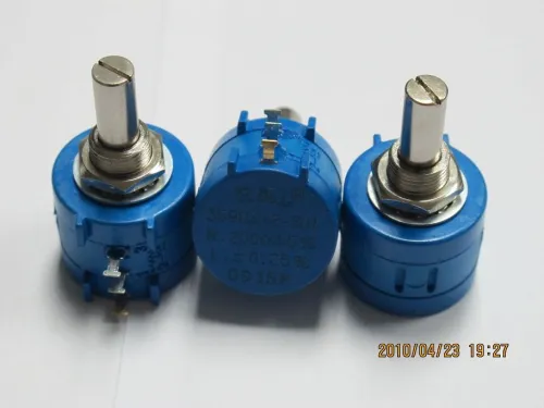 2w 10 Laps Multi-turn Wire Potentiometer R&l-3590s-2-201 200 Ohm ...