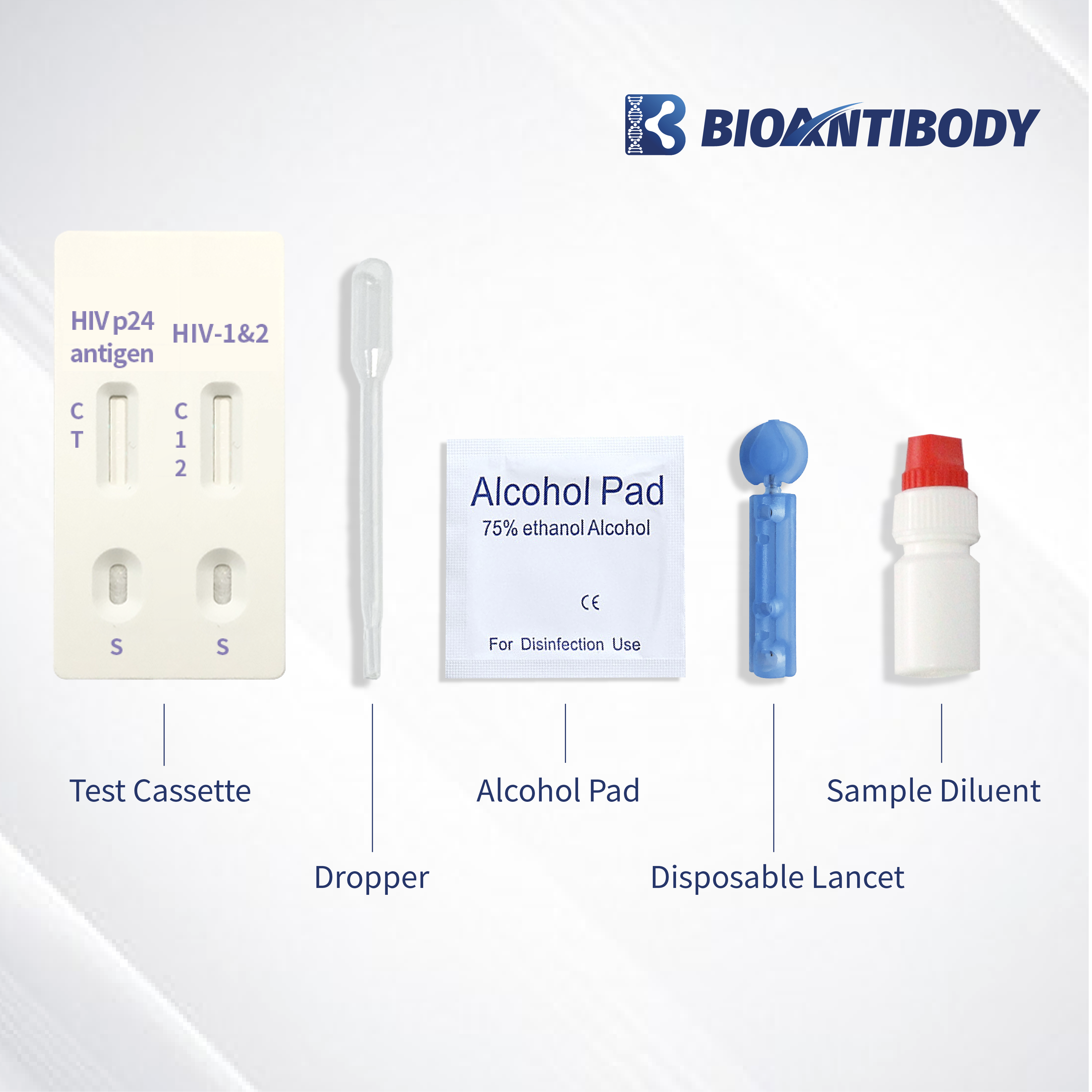 Hiv P24 및 Hiv 1/2 빠른 테스트 키트, Bossgoo.com의 고품질 Hiv P24 및 Hiv 1/2 빠른 테스트 키트
