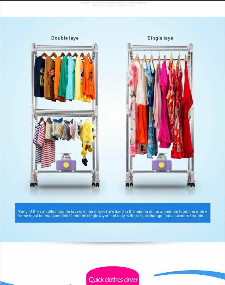 808f Arch Clothes Dryer 15kg Portable Double Layer Stainless Steel ...