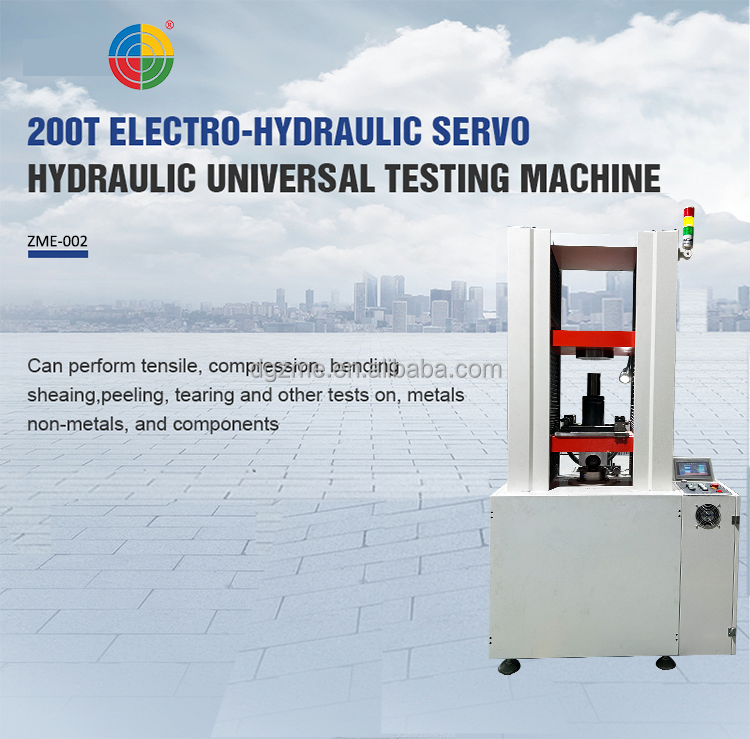2000kn Computer-controlled Universal Testing Machine For Hydraulic And ...