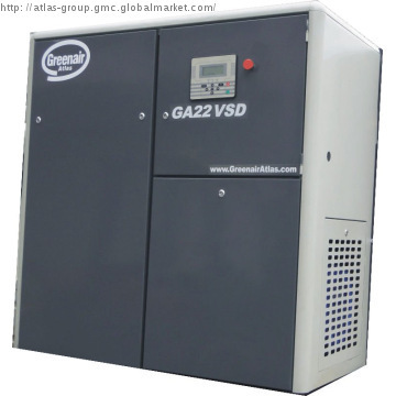 Atlas Copco Group Ga22vsd Screw Air Compressor, High Quality Atlas ...