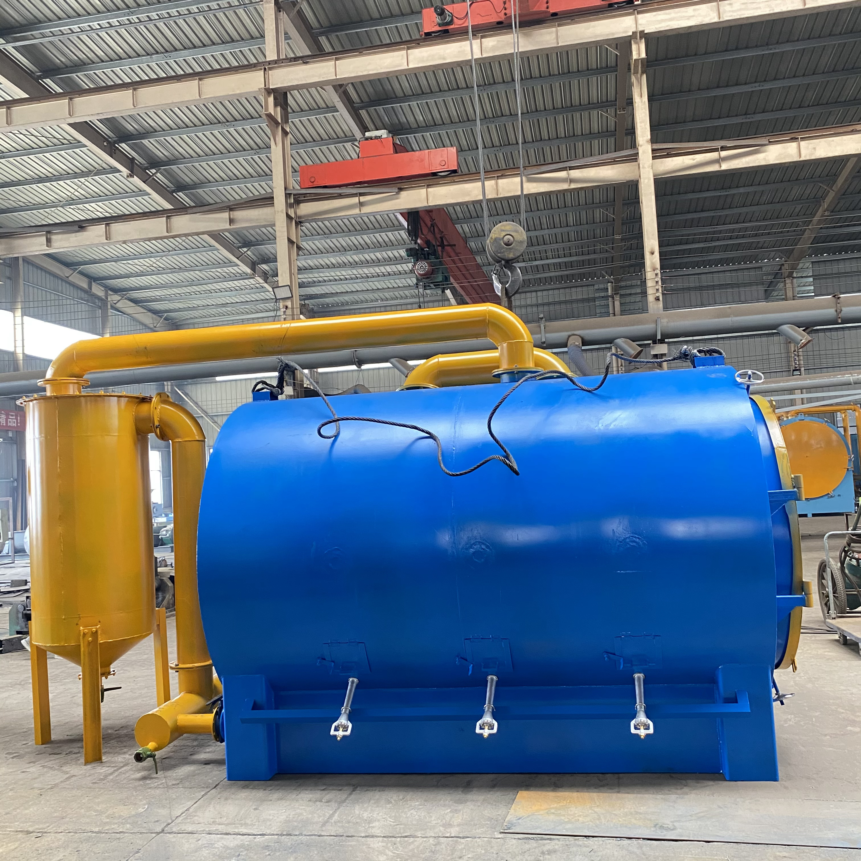 Mobile Disc Tube Kiln Oven For High Carbonization Rate Biomass Biofuels ...