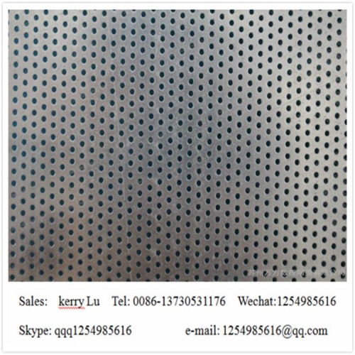 Round Hole Perforated Metal Mesh, High Quality Round Hole Perforated ...