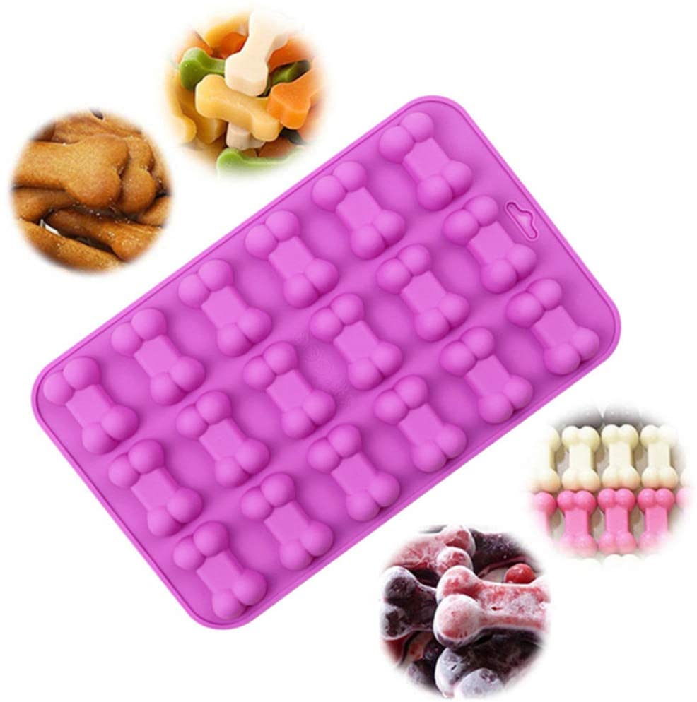 18 Cavity Bone Shaped Silicone Molds Food Grade For Chocolate Candy ...