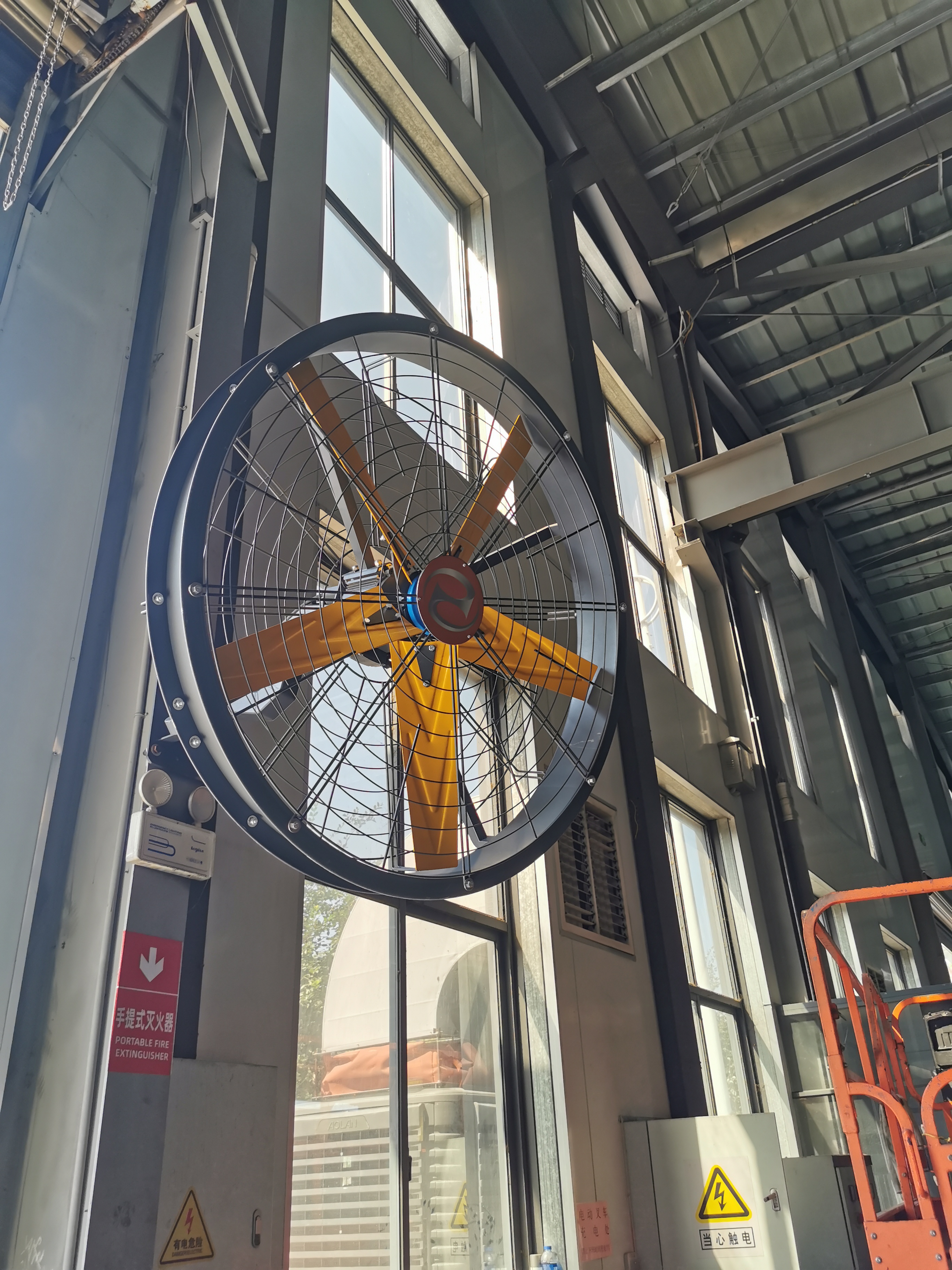 1.2m Diameter Vfd Wall Type Blowing Fans, High Quality 1.2m Diameter ...