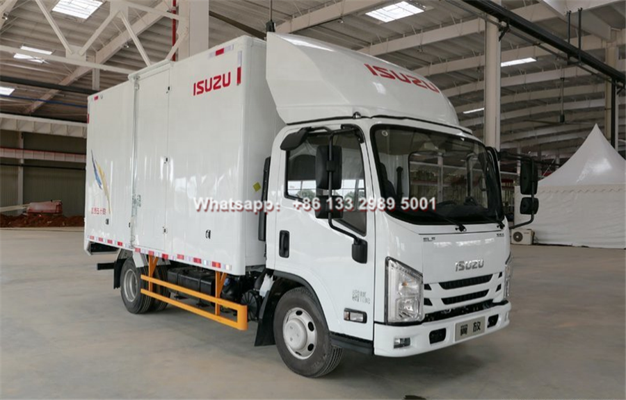 Japan Isuzu Brand Mini Cargo Van Trucks For Sale, High Quality Japan ...