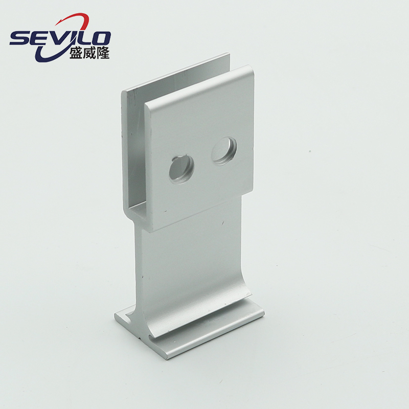 Aluminum And Zinc Alloy Glass Partition Shelf Clamps - Square U Shape ...
