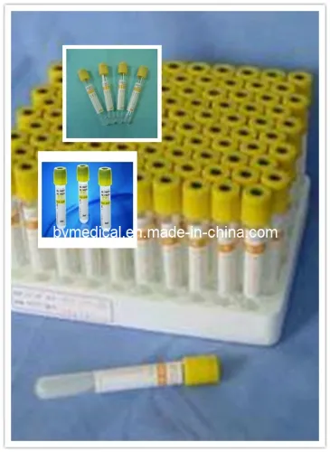 Yellow Cap Gel Vacuum Blood Tubes, High Quality Yellow Cap Gel Vacuum ...