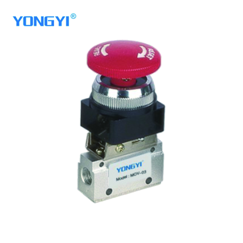 Pneumatic Push Button Valve Mov Series Mov-02, High Quality Pneumatic ...